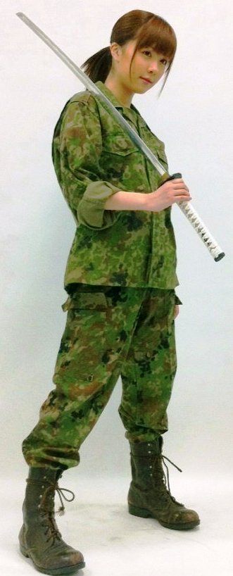 Attention! Captain Shimizu on deck with her officer's sword - Hello Project Navy - Gallery ...