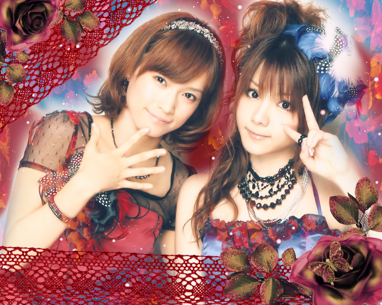 Eri&Reina - Momosu Wallpapers - Gallery - Hello!Online